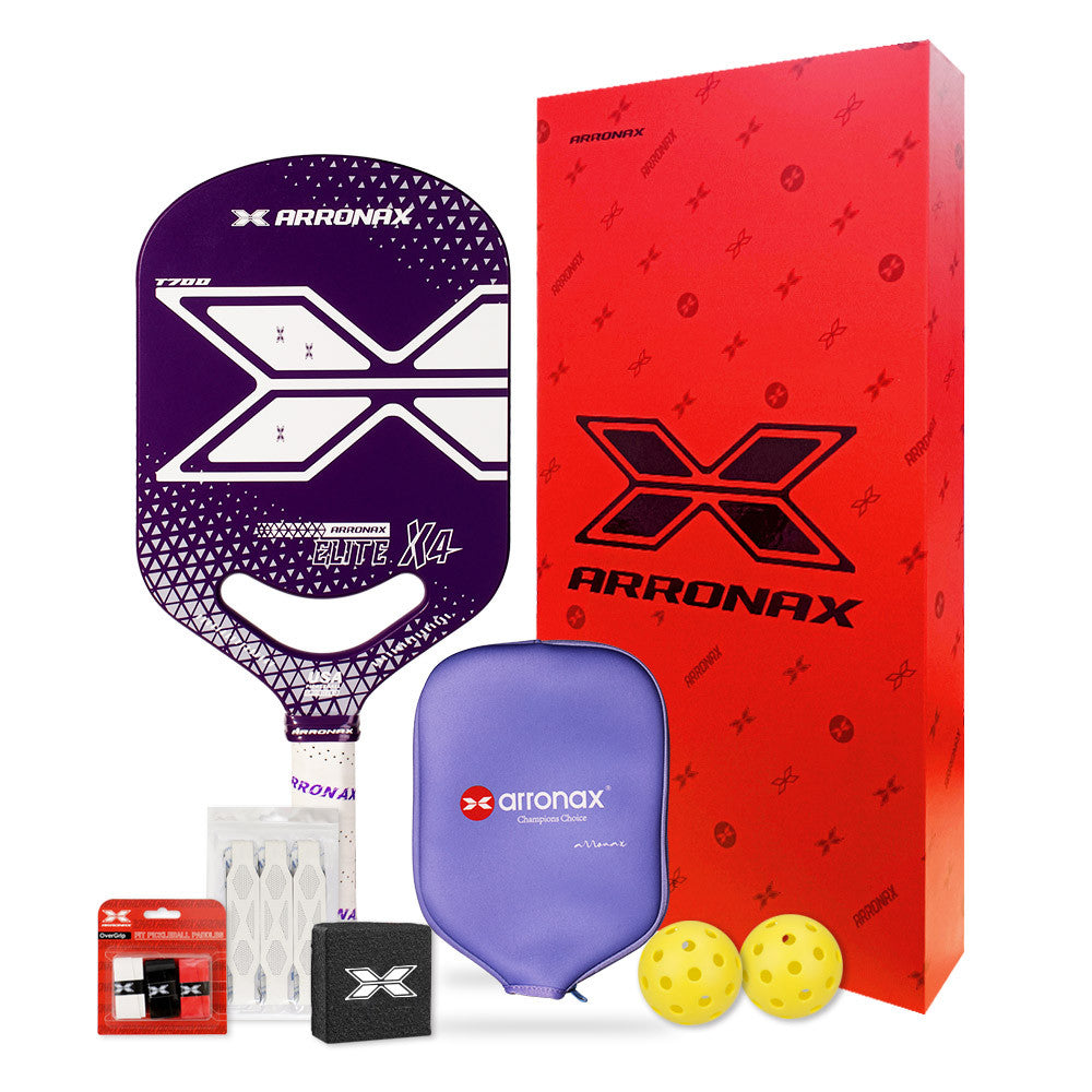 ARRONAX Elite X4 Carbon Fiber T700 Plus EVA Pickleball Paddle (16mm ...